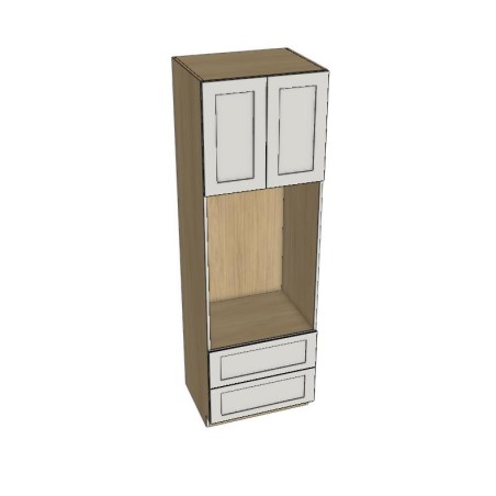 Oven/Microwave Enclosure 2 Drawer