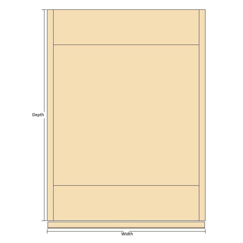Double Door Single Drawer