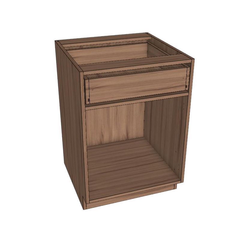 Double Door Single Drawer