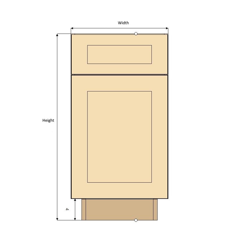 Single Door Single Drawer