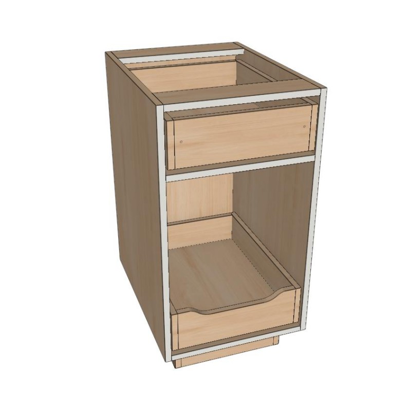 Double Door Single Drawer